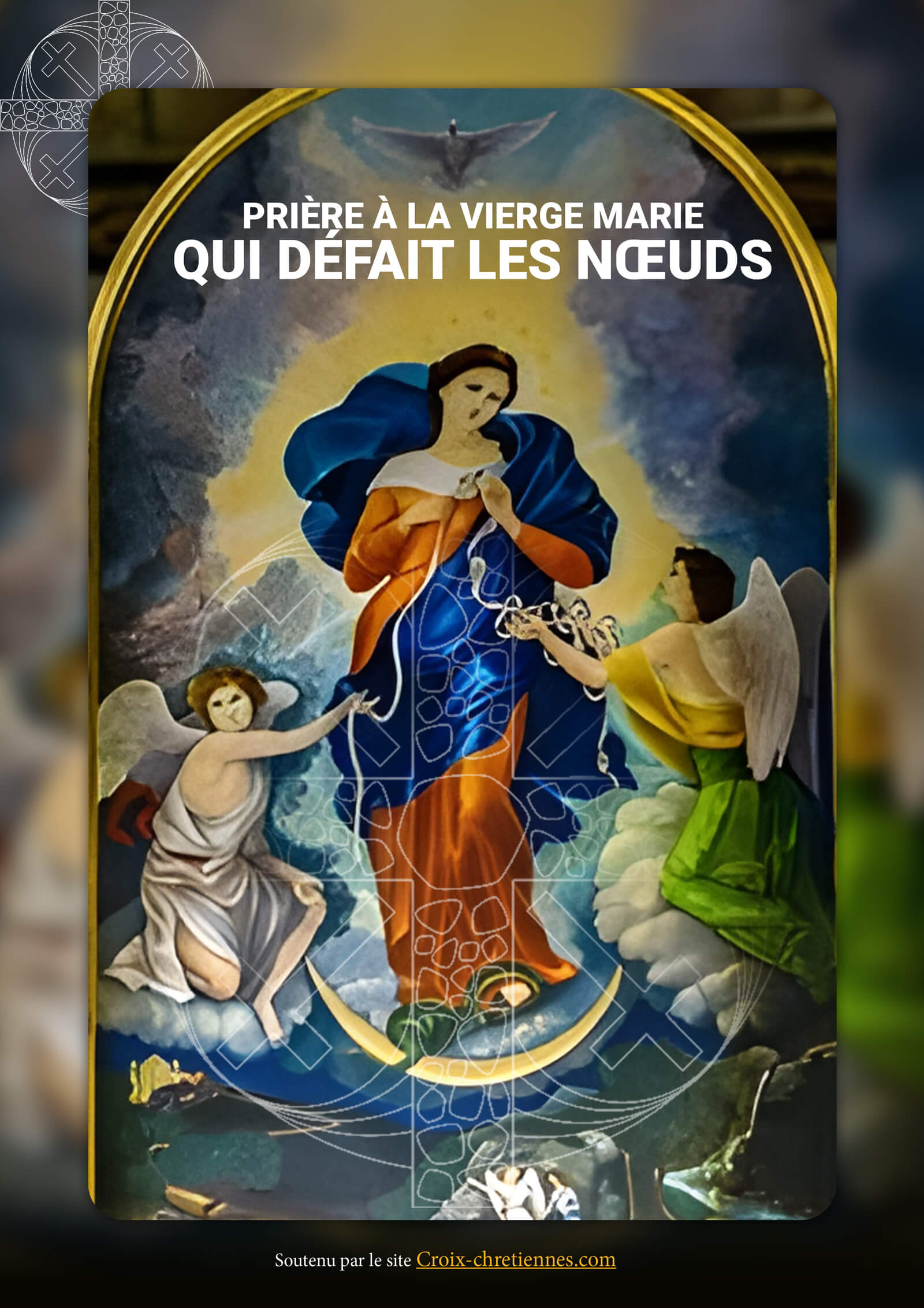 Livre - Prière à la Vierge Marie qui Défait les Nœuds