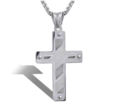 Modern cross pendant | Croix Chrétiennes