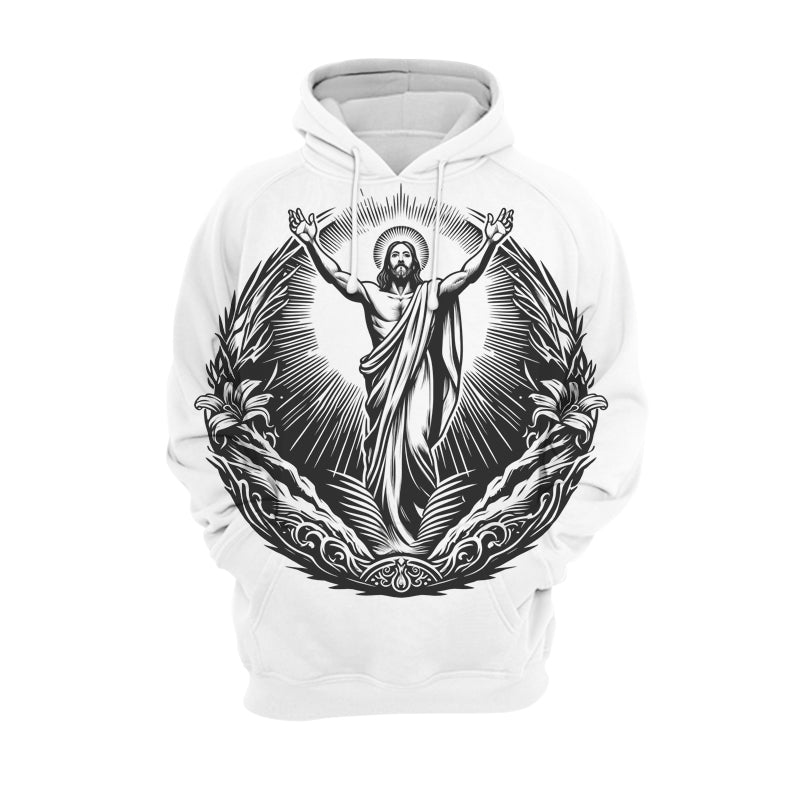 Pull Jésus Ressuscité | Croix Chrétiennes