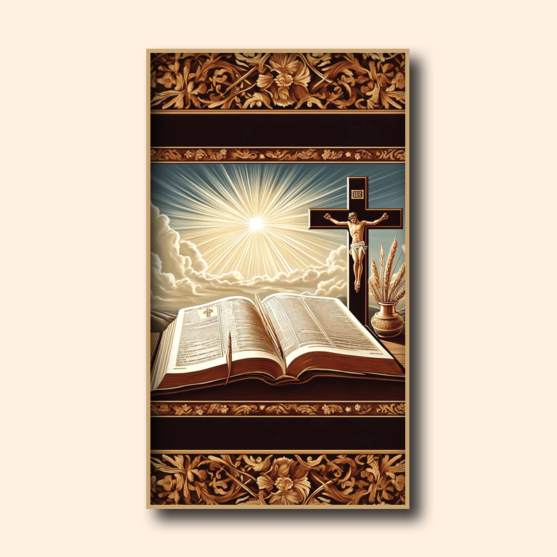 Open Bible Religious Table | Croix Chrétiennes