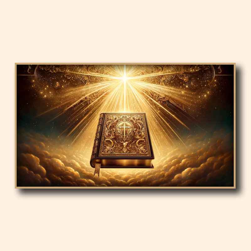 Bible religious painting | Croix Chrétiennes