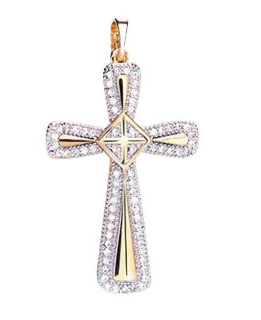 Cross fancy necklace | Croix Chrétiennes