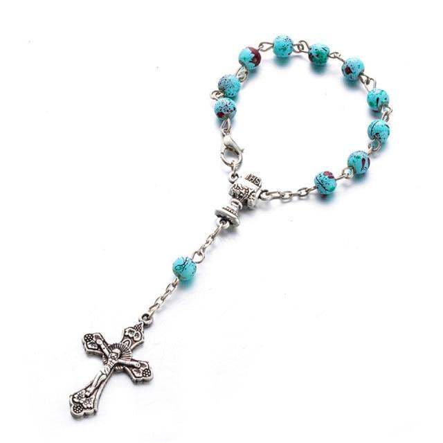 Tens blue prayer | Croix Chrétiennes