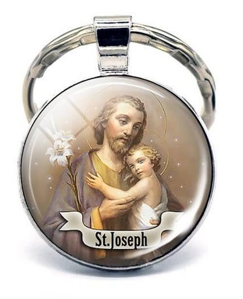 Religious keychain Saint Joseph | Croix Chrétiennes