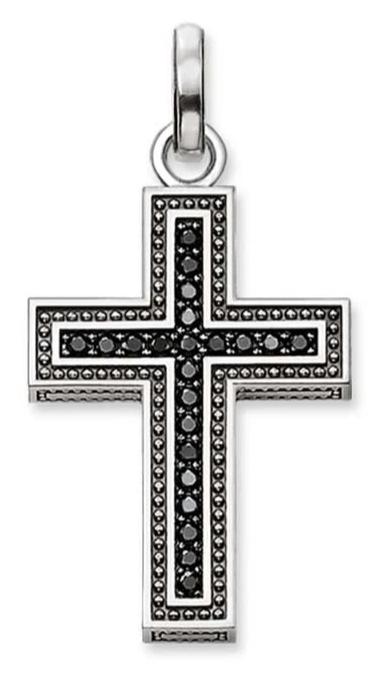 Solid silver cross pendant | Croix Chrétiennes