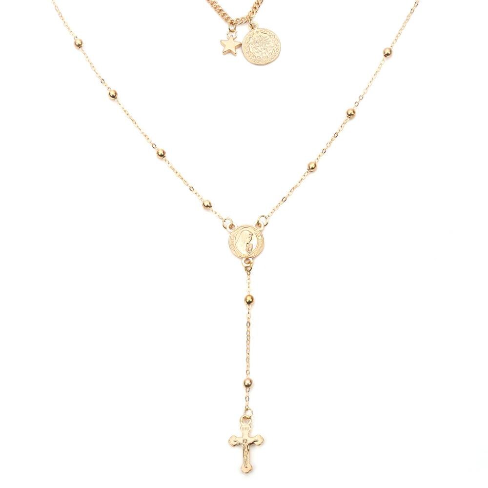 Collier Fin Femme Avec Croix | Croix Chrétiennes