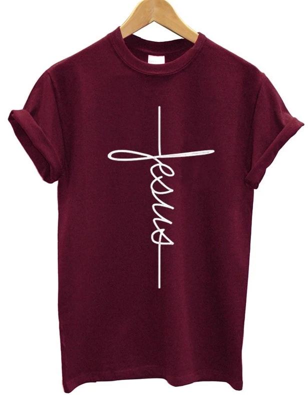 Jesus Cross T-shirt | Croix Chrétiennes